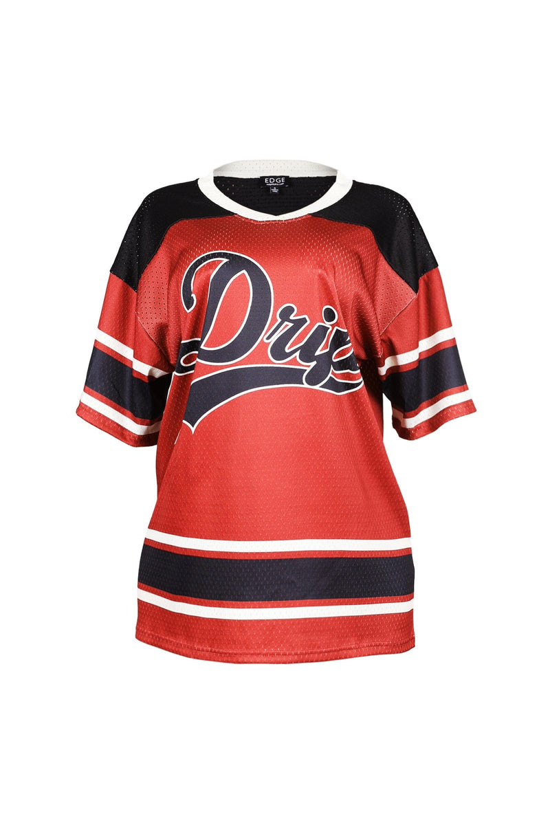 Drip Oversized Football Jersey Top – EDGE