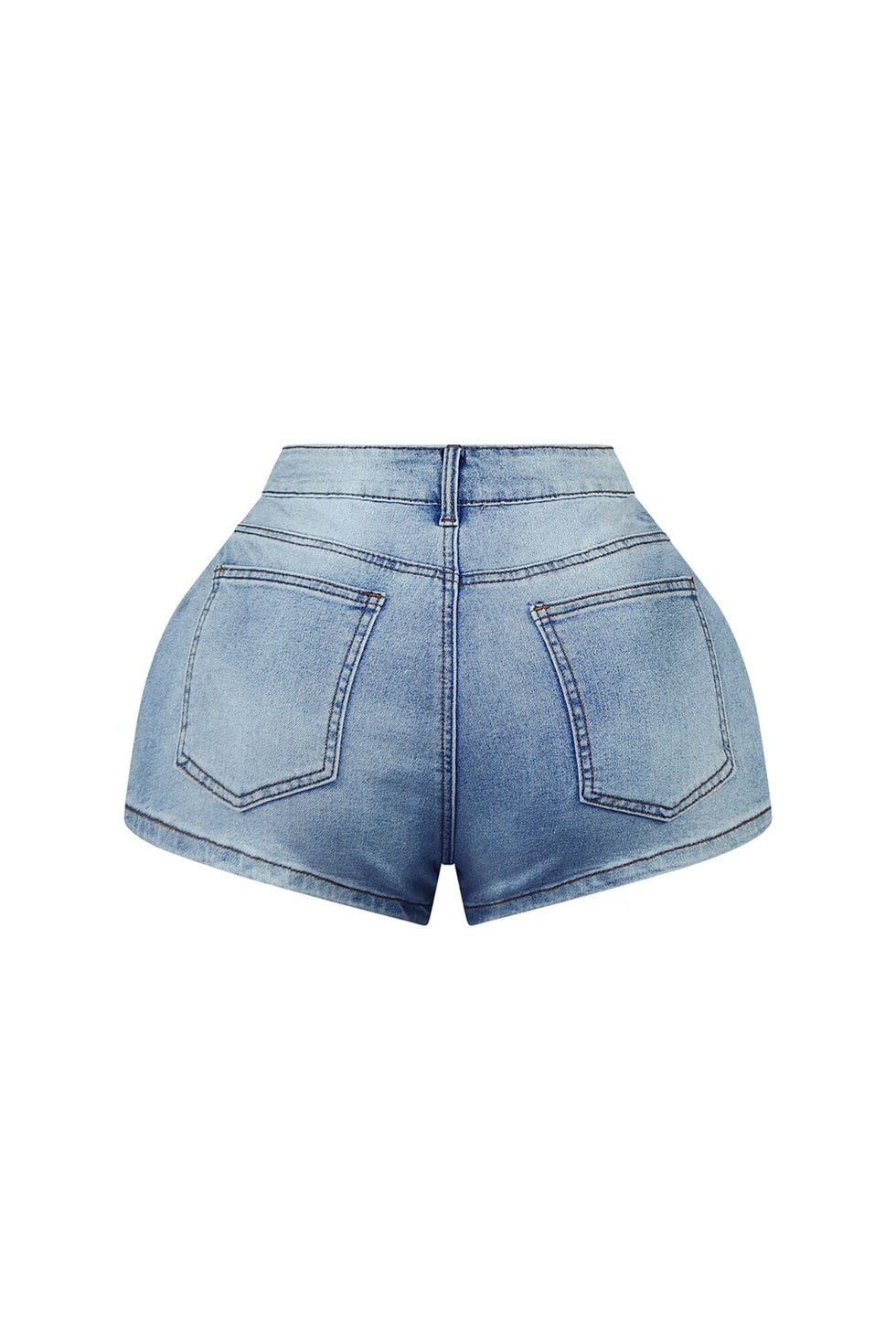 Leina High Waist Rhinestone Shorts – EDGE