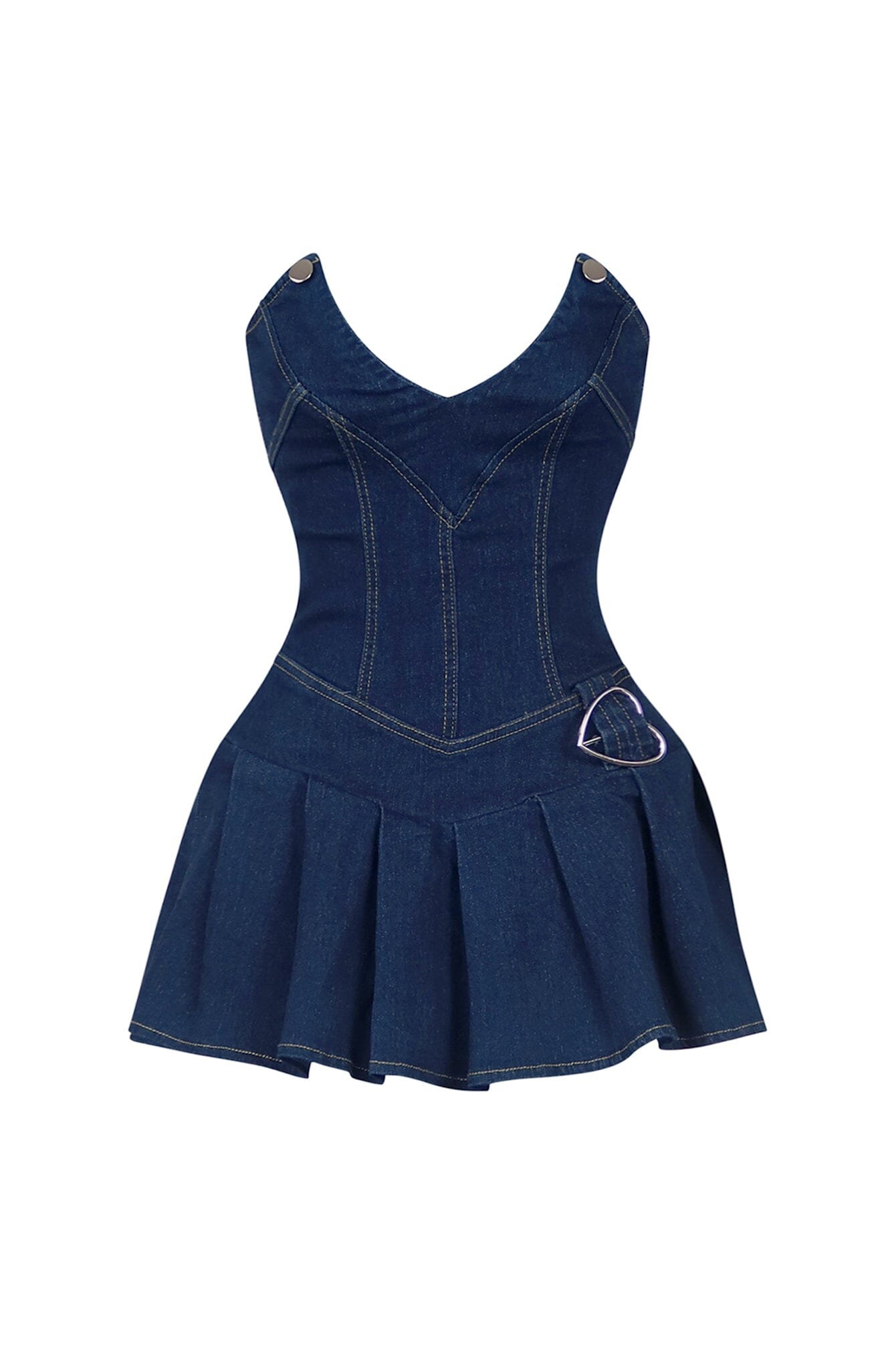 Miss Sweetheart Denim Micro Dress – EDGE