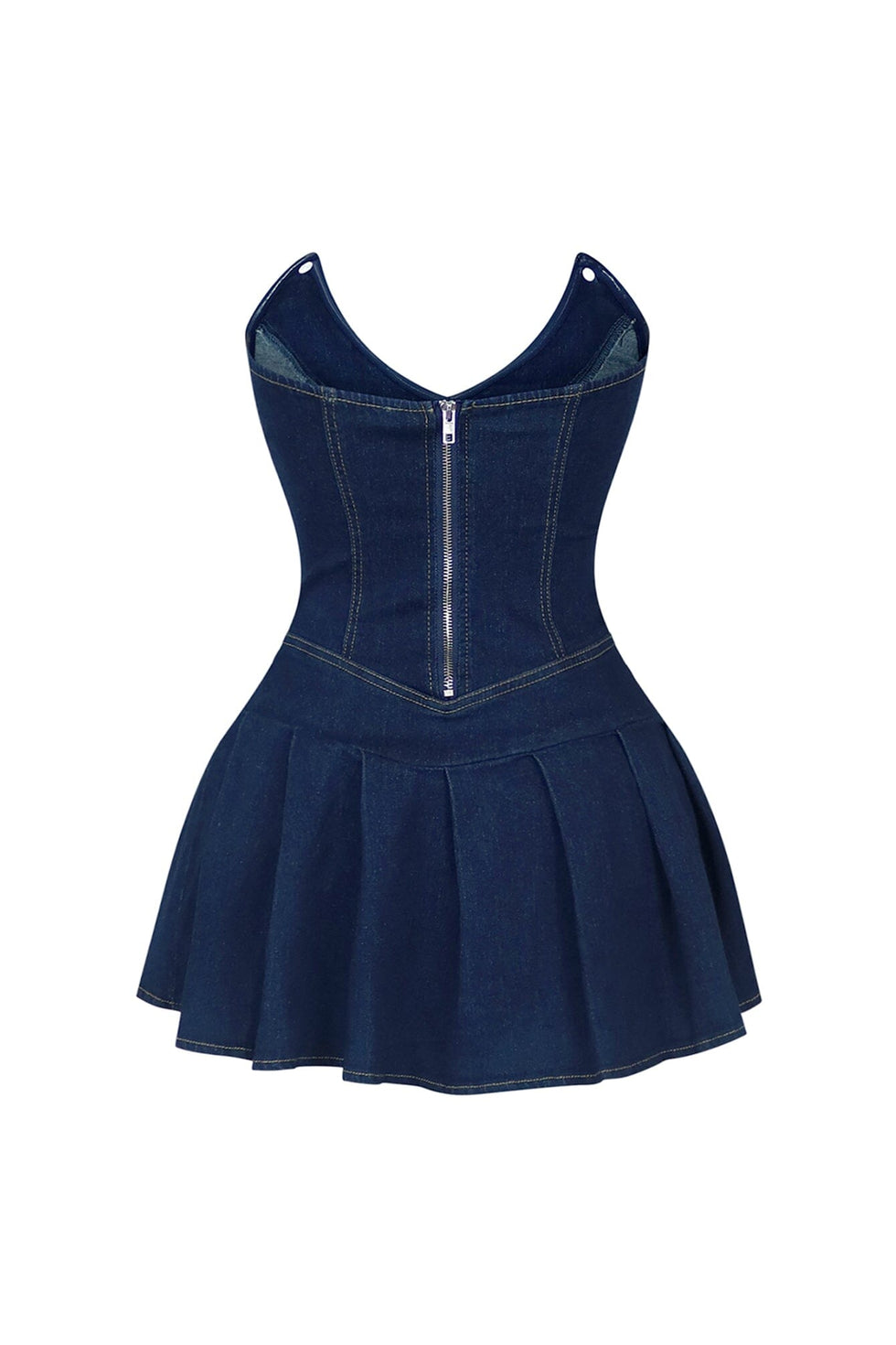 Miss Sweetheart Denim Micro Dress – EDGE