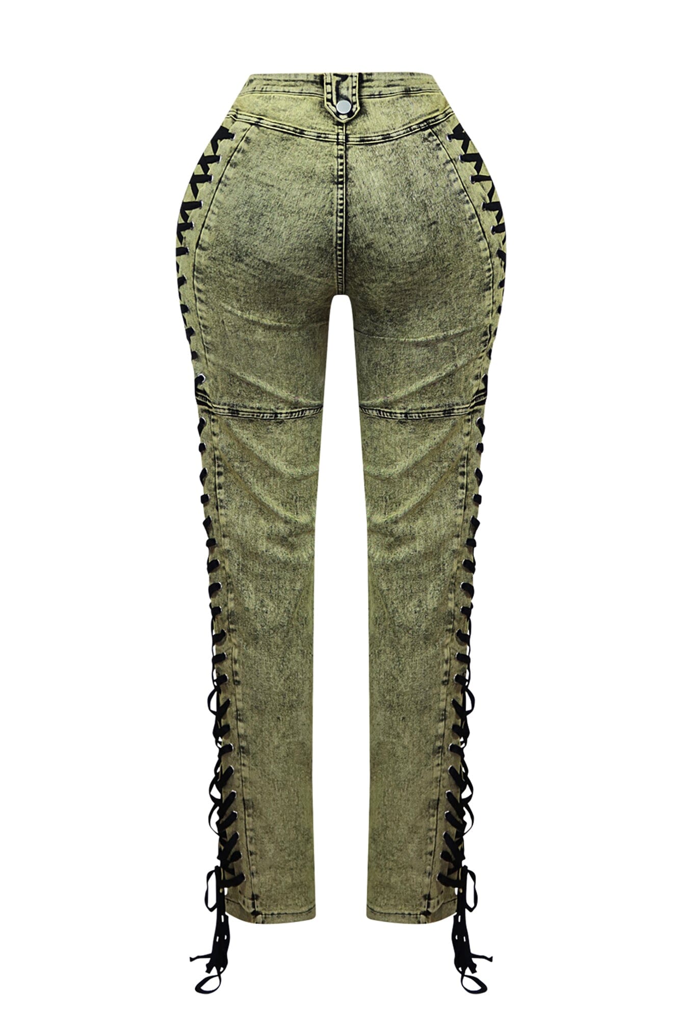 Unholy Side Lace Up Denim Jeans – EDGE