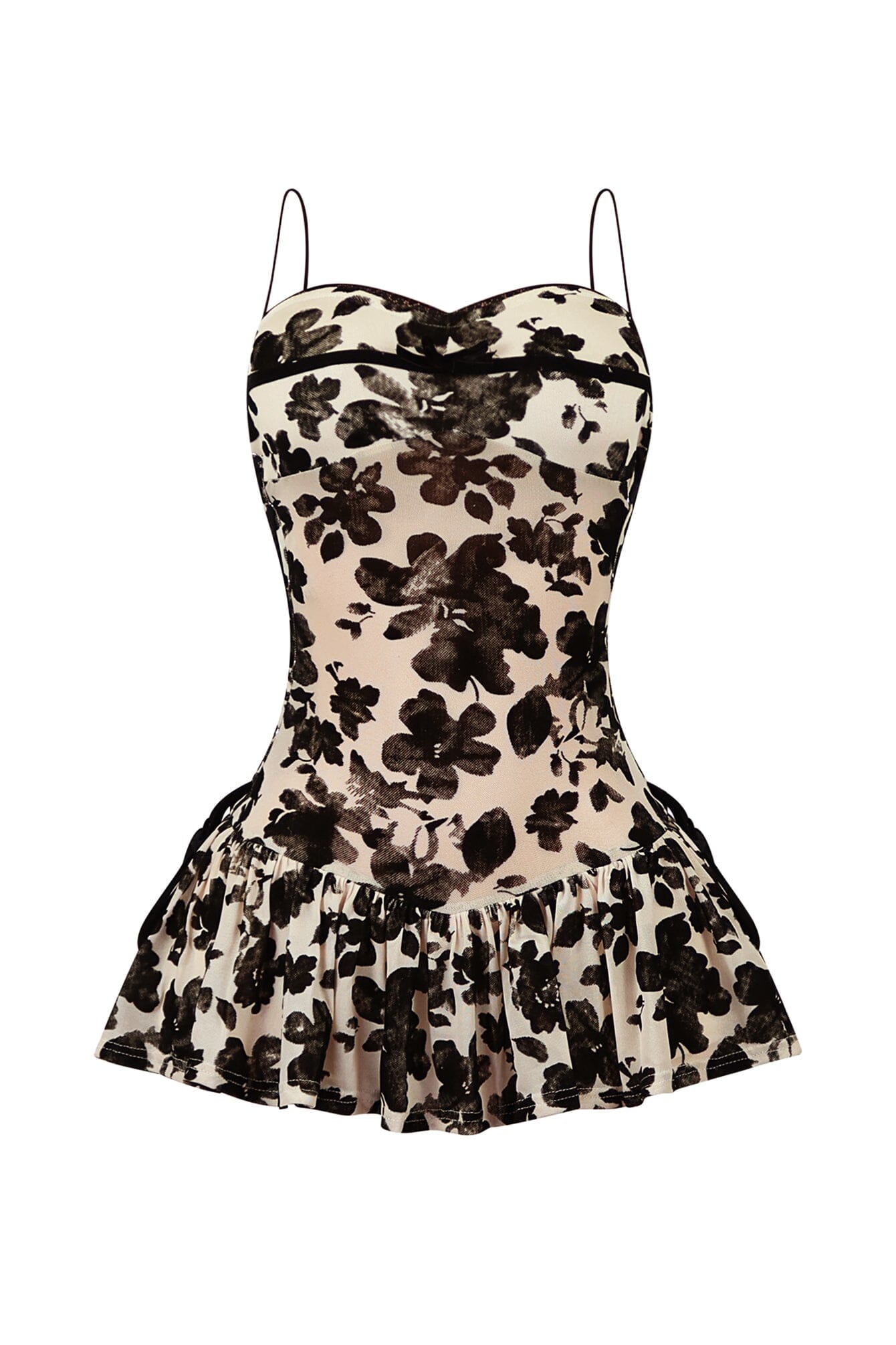 Elisa Mesh Burnout Lace Up Mini Dress – EDGE