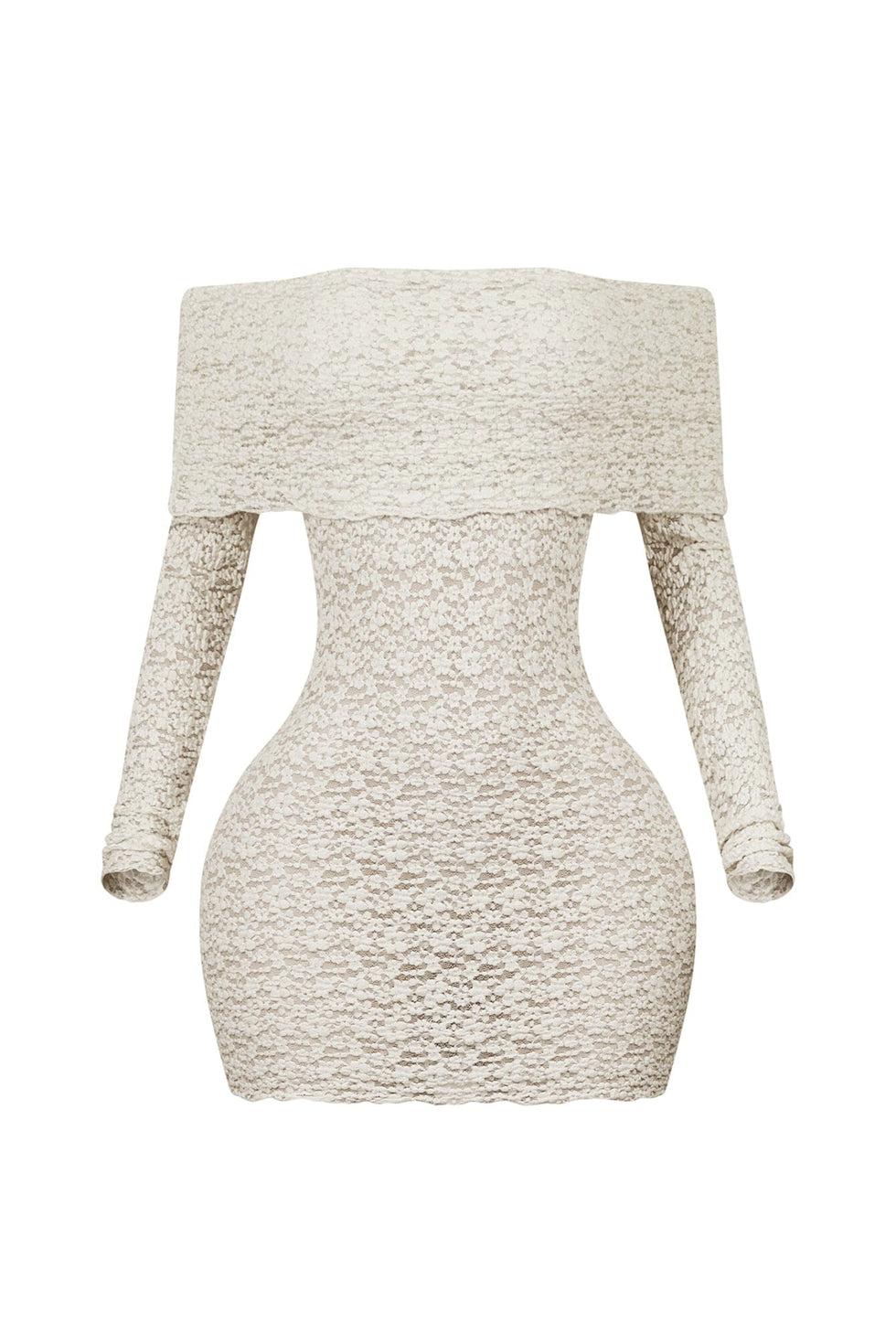 Joel Off Shoulder Long Sleeve Thumb Hole Mini Dress – EDGE