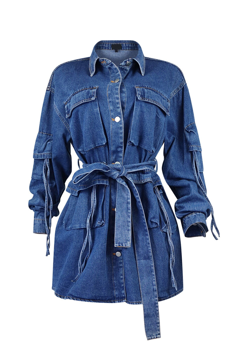 Meyer Oversized Cargo Denim Jacket – EDGE