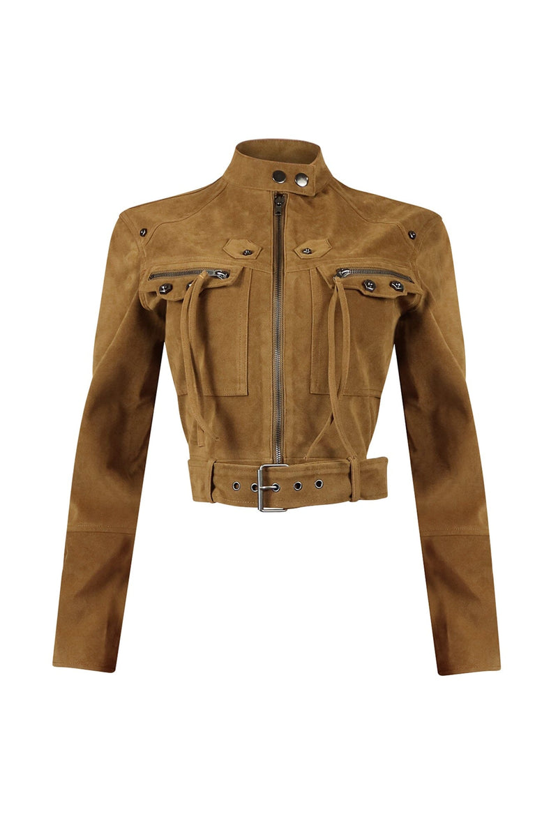 Better Now Long Sleeve Suede Jacket – EDGE