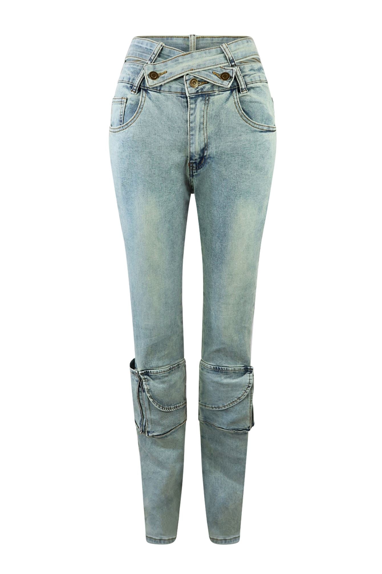 Tic Tac Toe Denim Cargo Jeans – EDGE