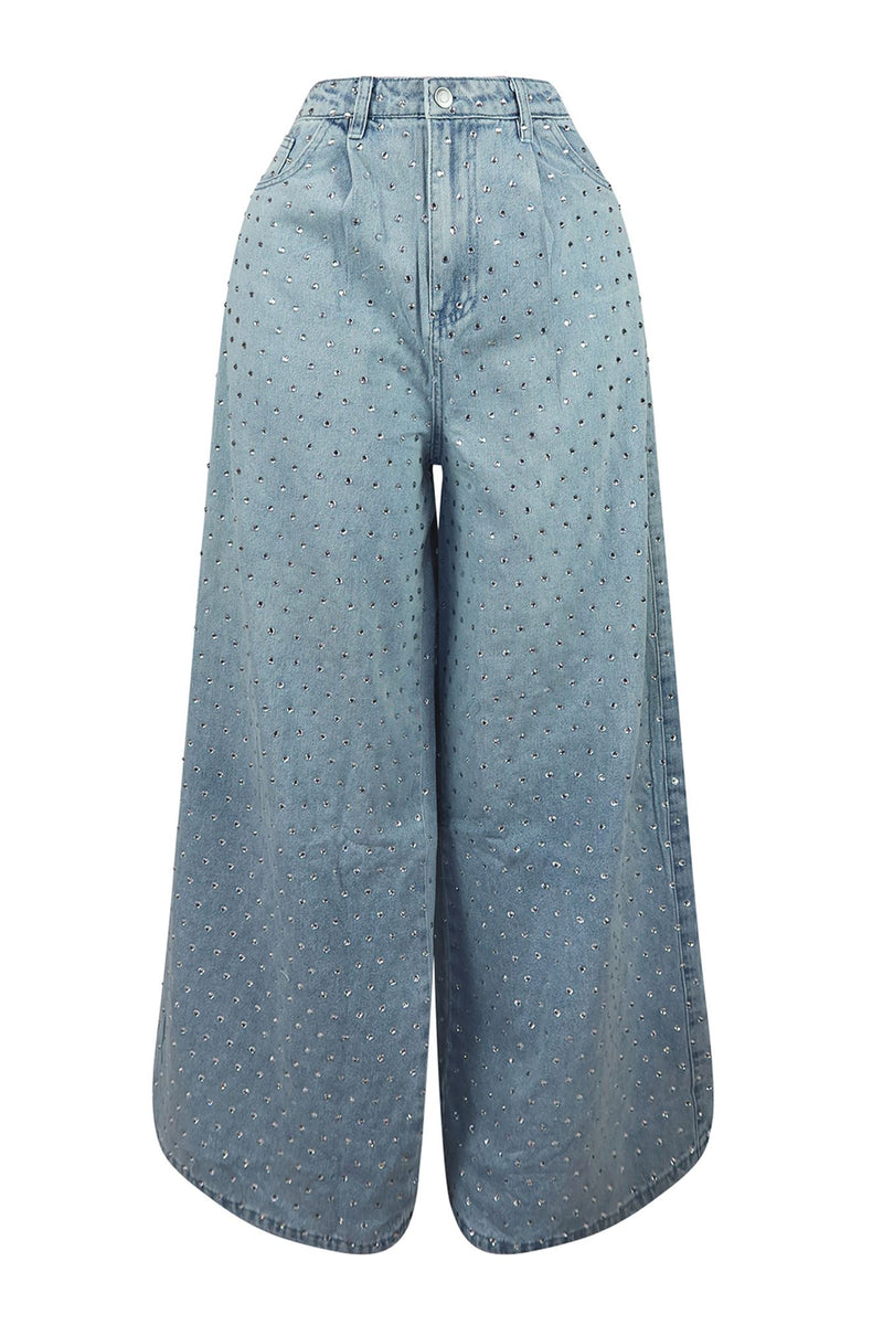 Glamorous Rodeo Rhinestone Denim Jeans – EDGE