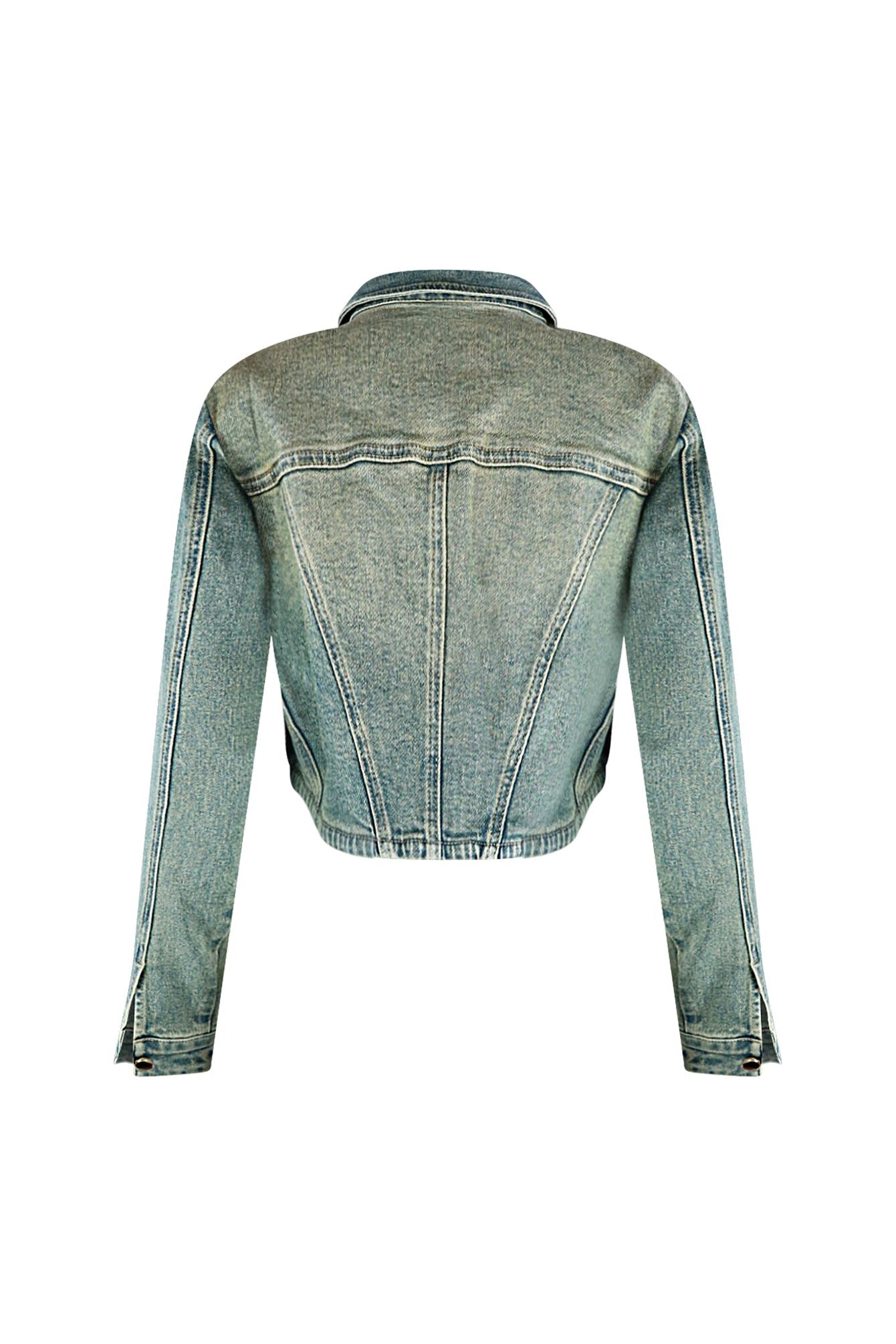 Only The Young Denim Corset Jacket – EDGE