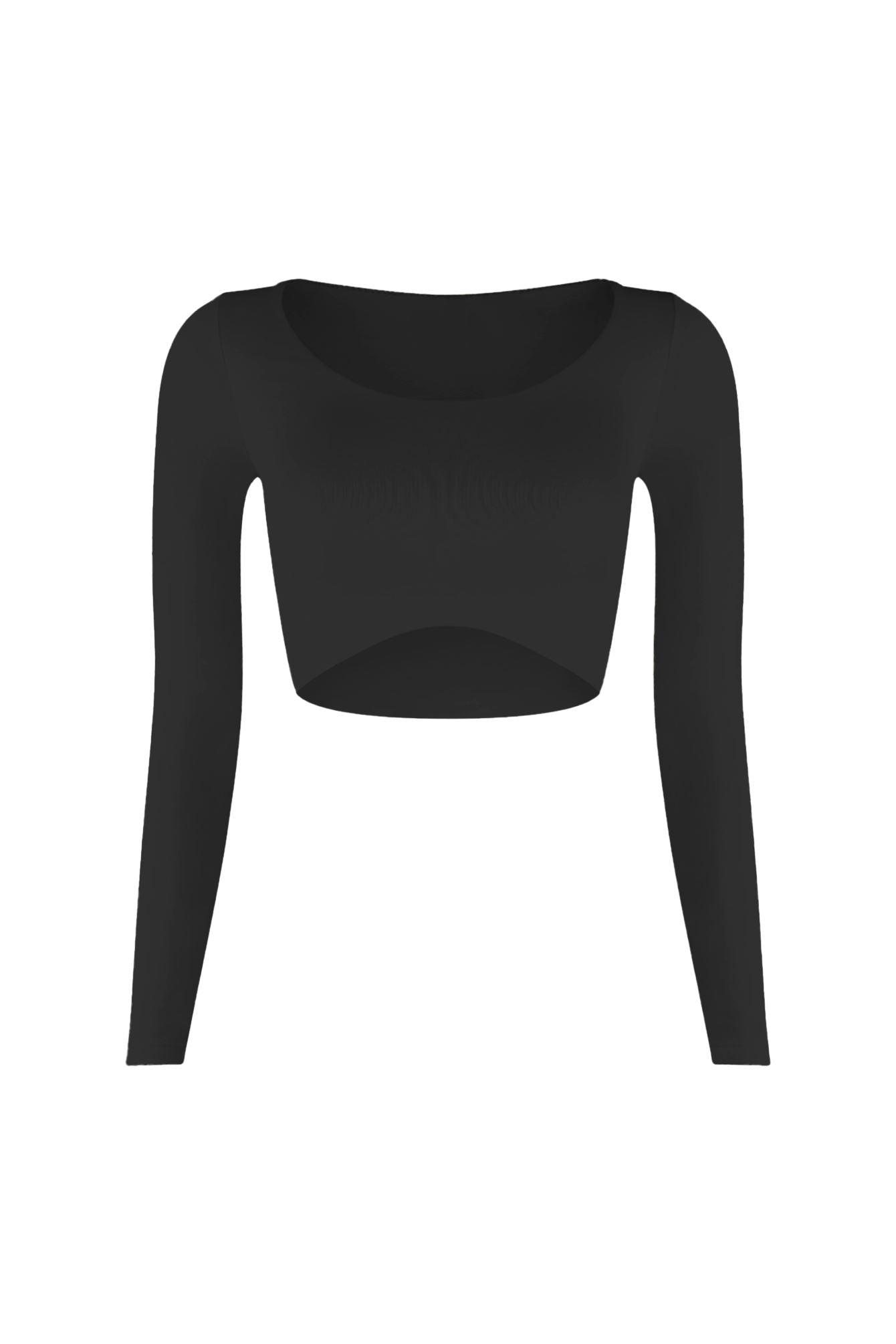 Essential Long Sleeve Basic Crop Top – EDGE