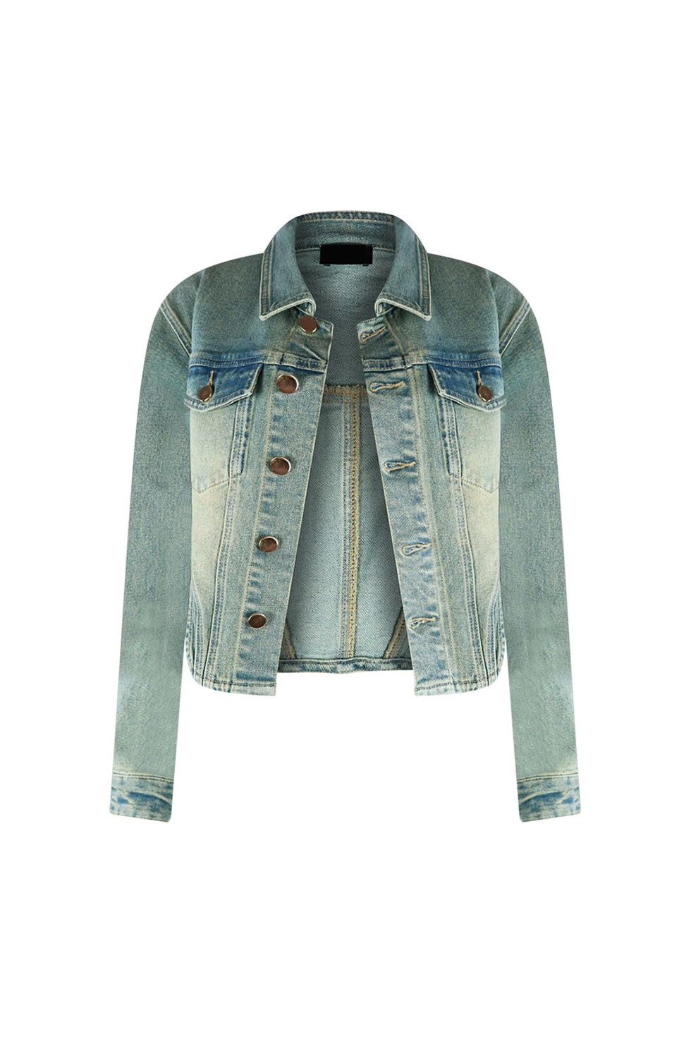 Only The Young Denim Corset Jacket – EDGE