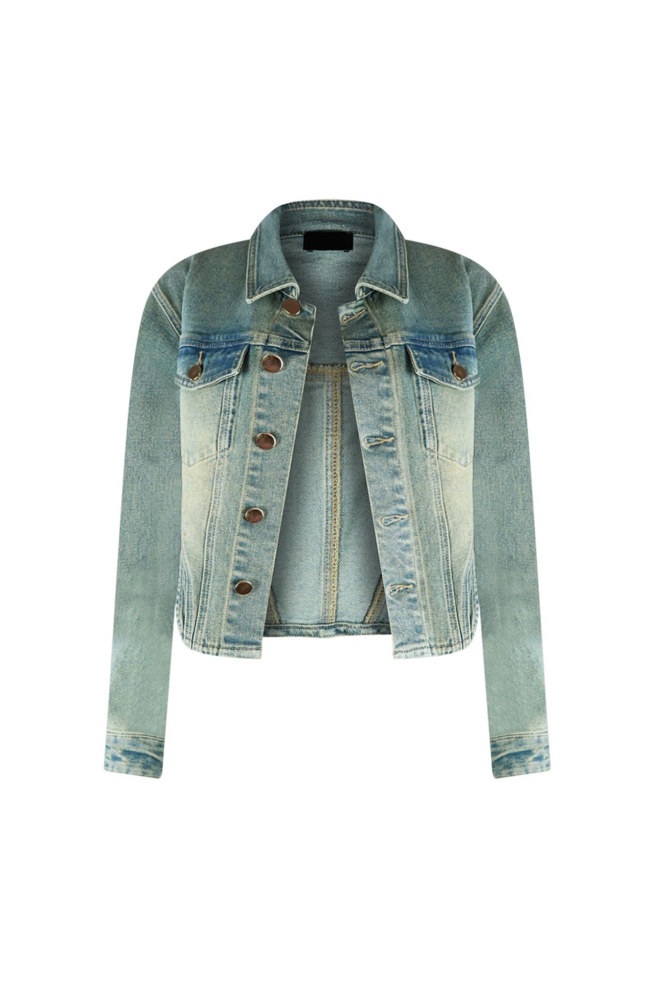 Only The Young Denim Corset Jacket – EDGE
