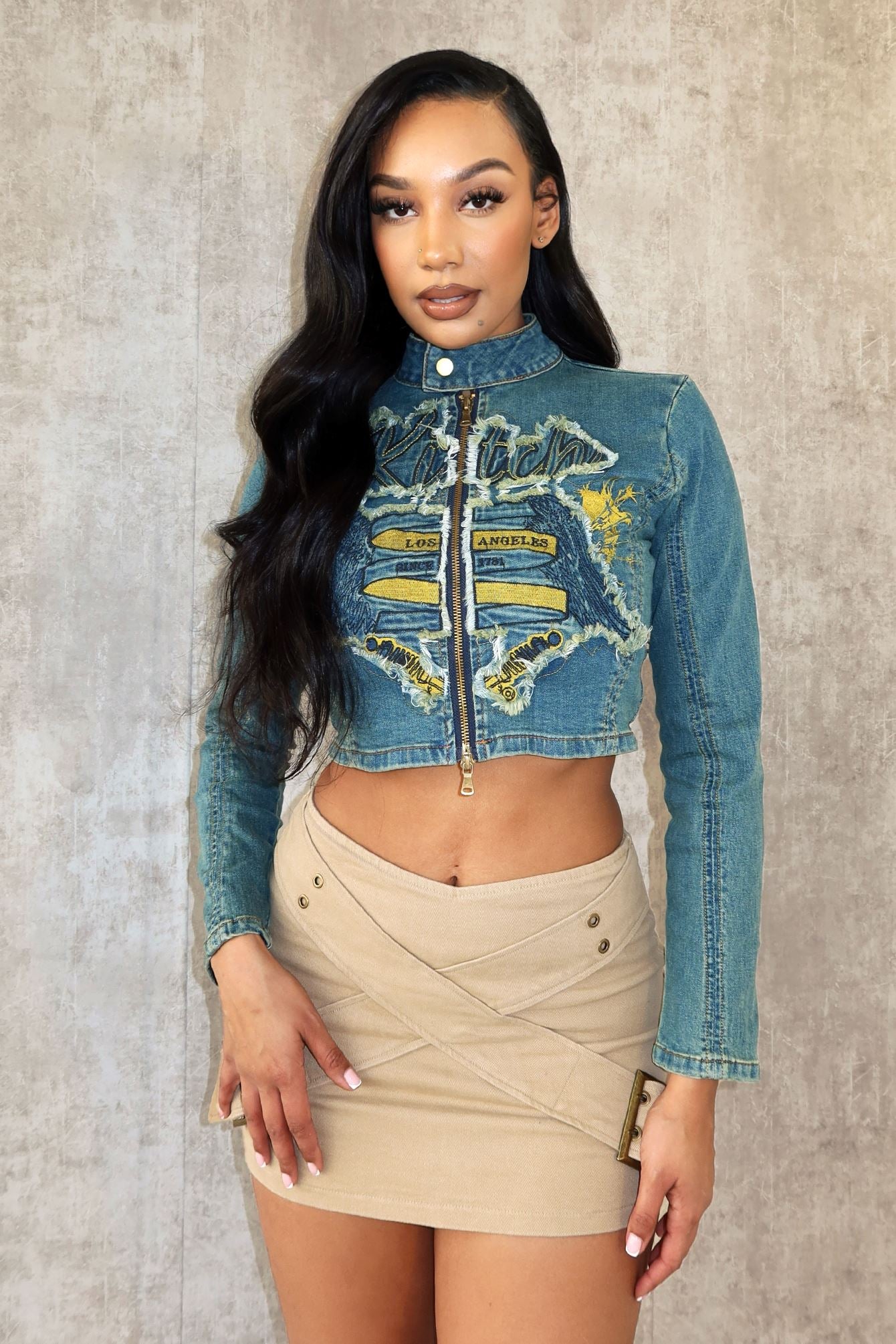 Lover Girl Denim Washed Graphic Jacket – EDGE