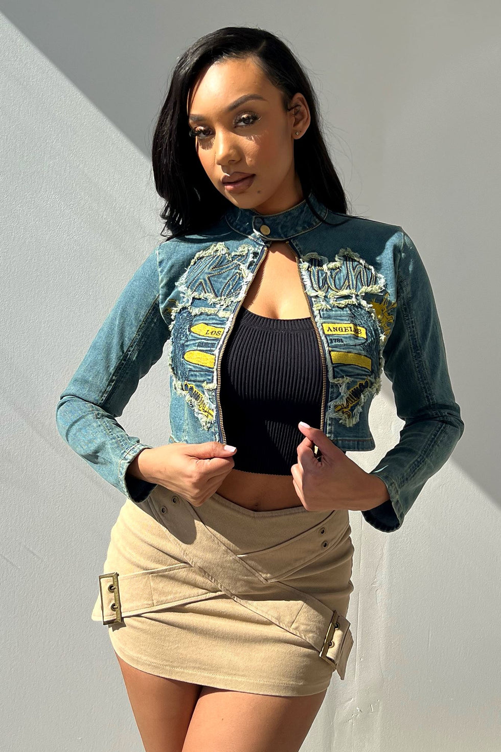 Lover Girl Denim Washed Graphic Jacket – EDGE