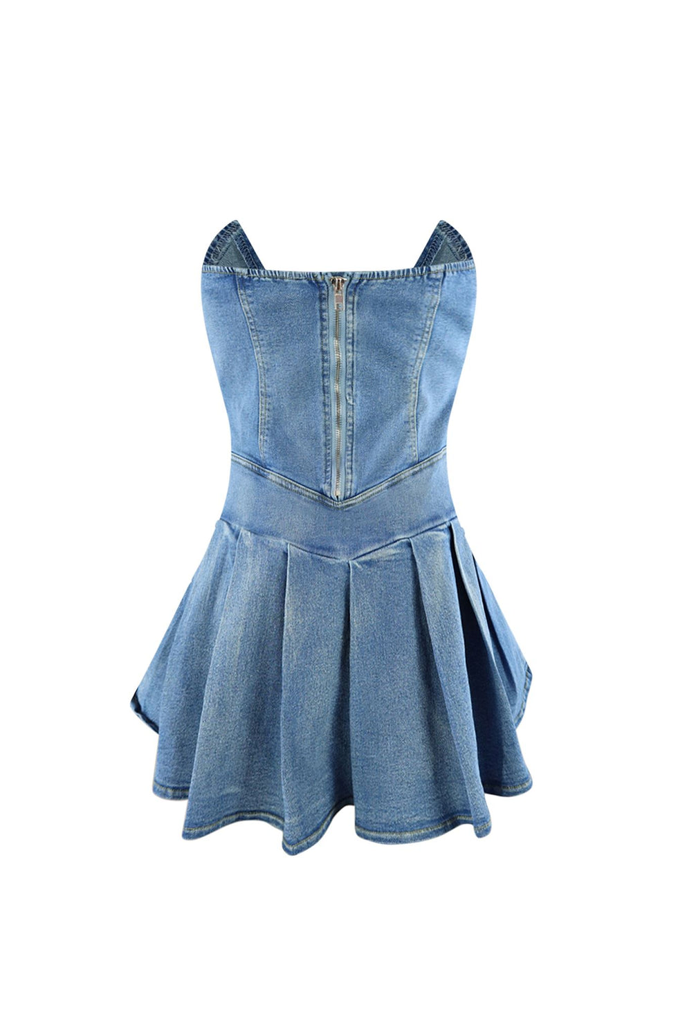 Miss Sweetheart Denim Micro Dress – EDGE
