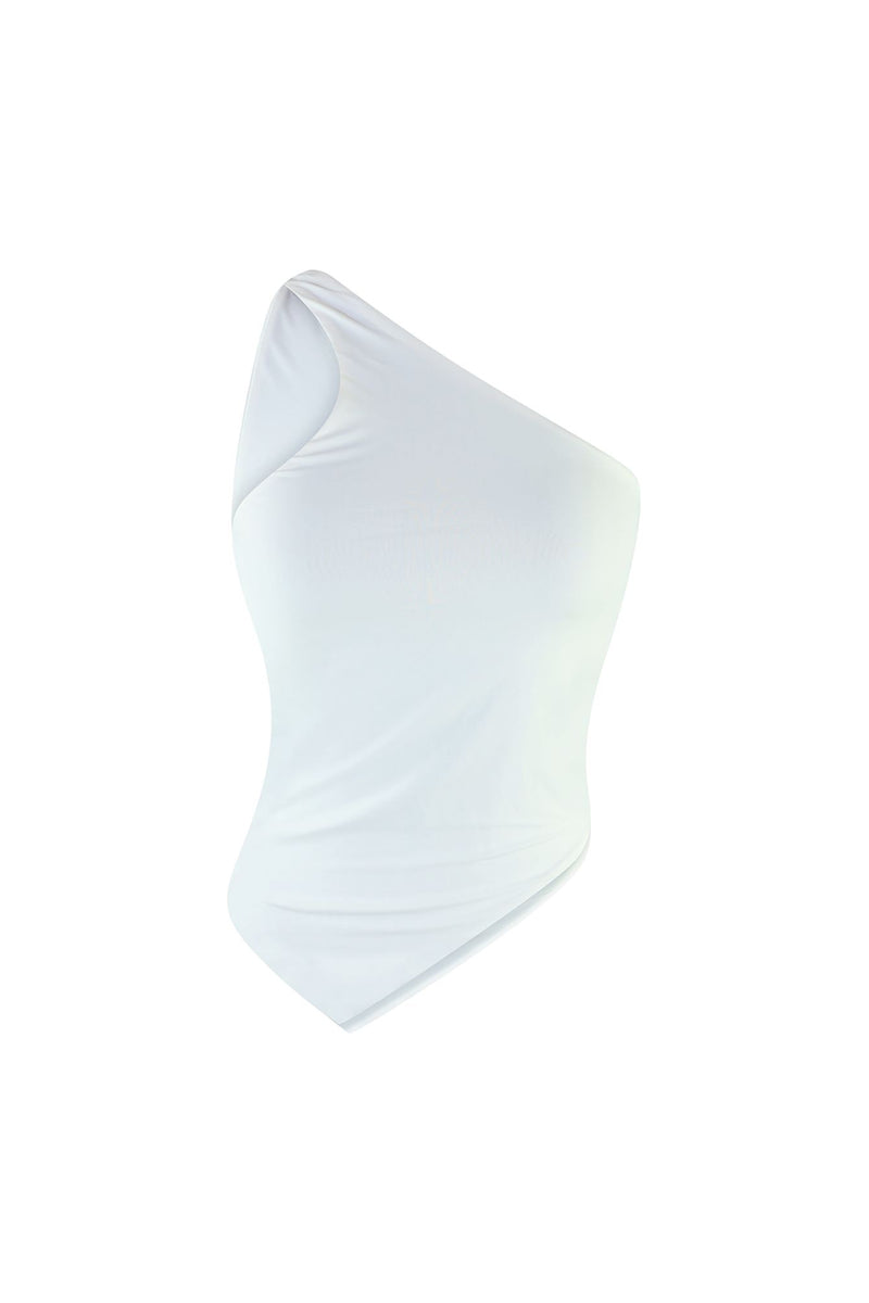 Double Life One Shoulder Asymmetrical Top – EDGE