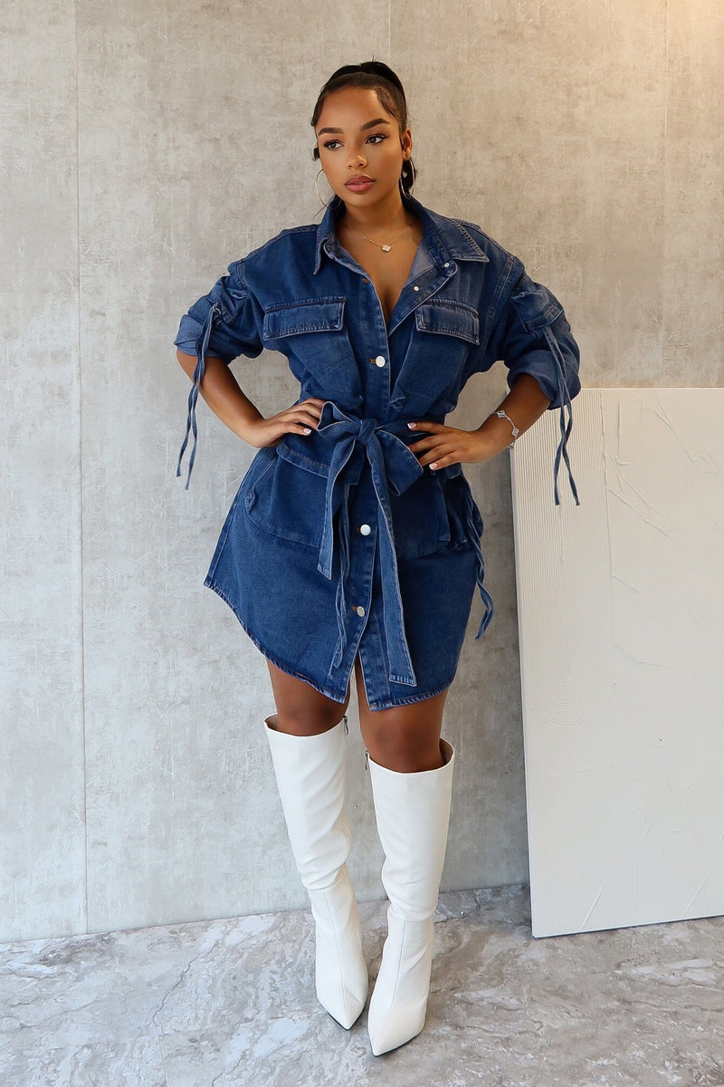 Meyer Oversized Cargo Denim Jacket – EDGE