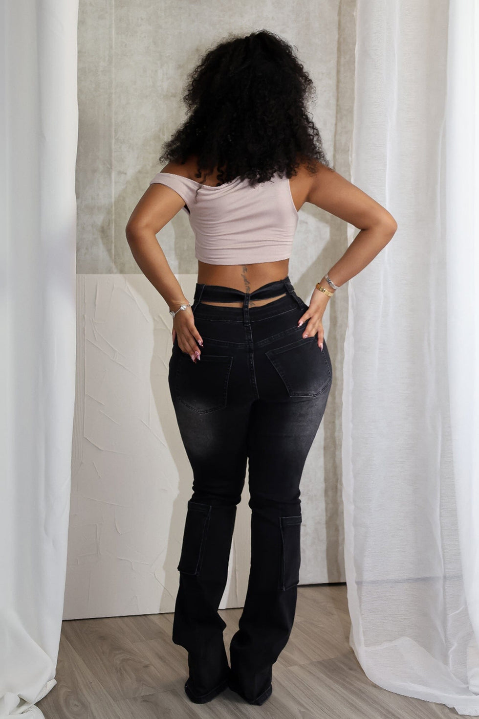 Tic Tac Toe Denim Cargo Jeans – EDGE