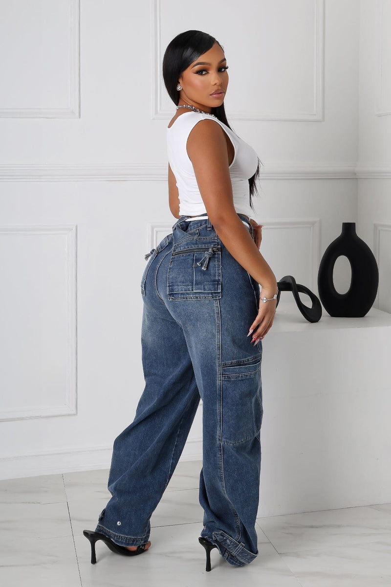 Kanagawa High Waist Baggy Denim Jeans – EDGE