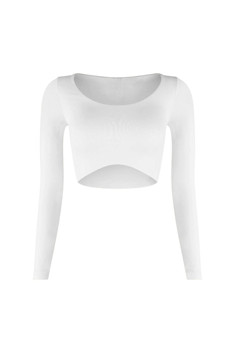 Essential Long Sleeve Basic Crop Top – EDGE