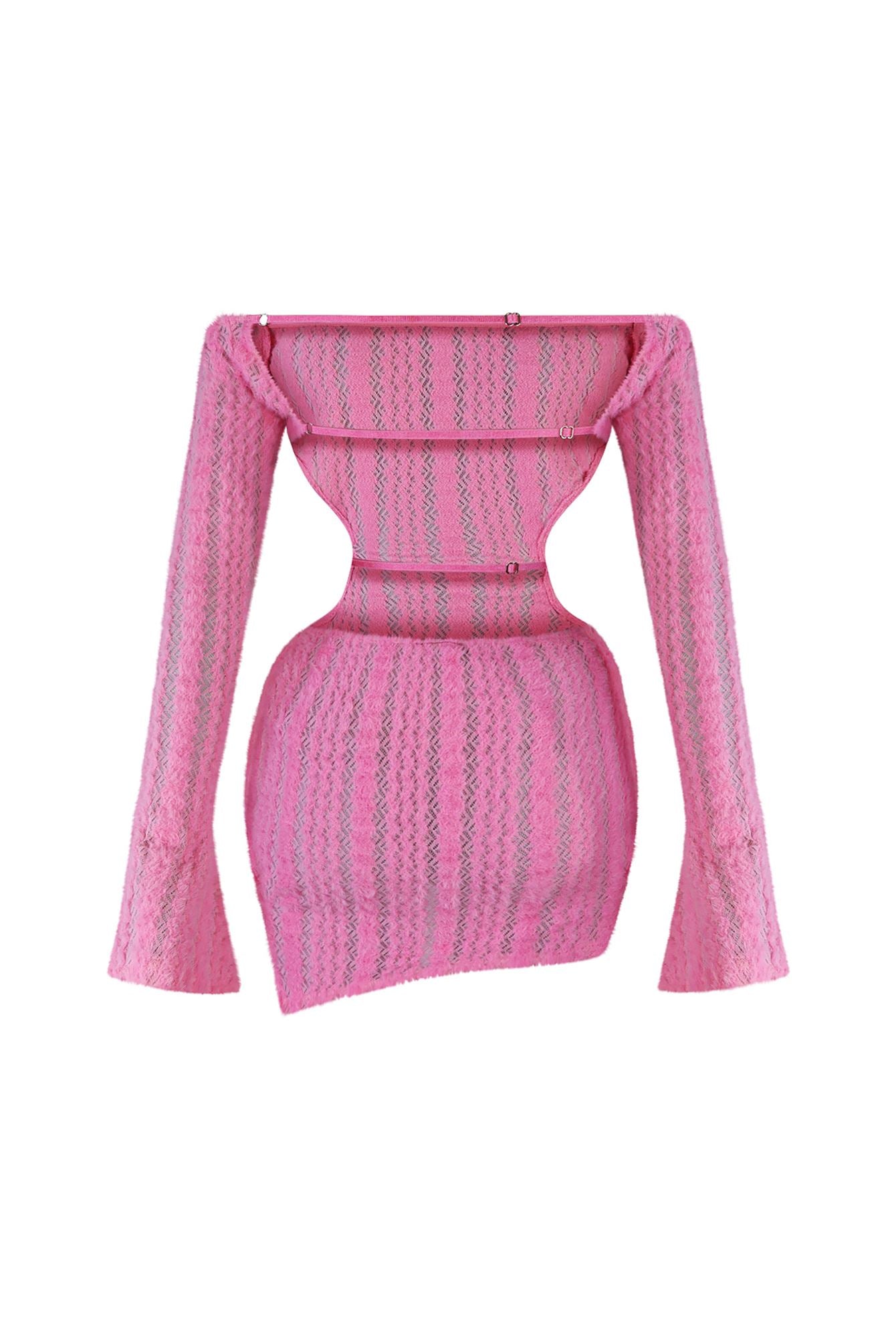 No Options Fuzzy Mini Dress – EDGE