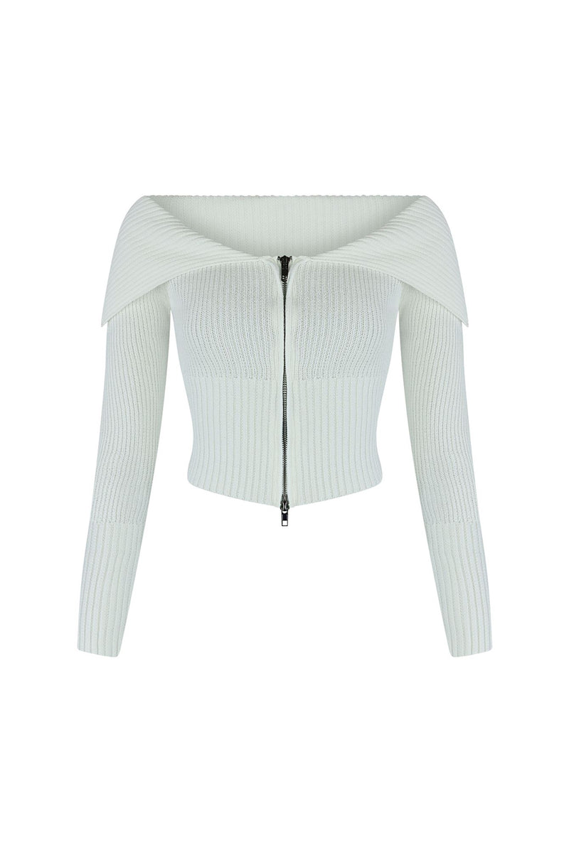 Good Luck Knit Two Way Zipper Top – EDGE